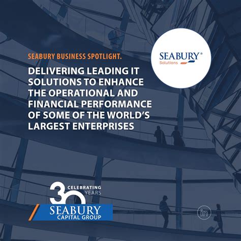 We Are Incredibly Proud Of The Accomplishments Of The Seabury Solutions