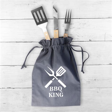 Personalised Engraved Bbq Tools Set By Jungley