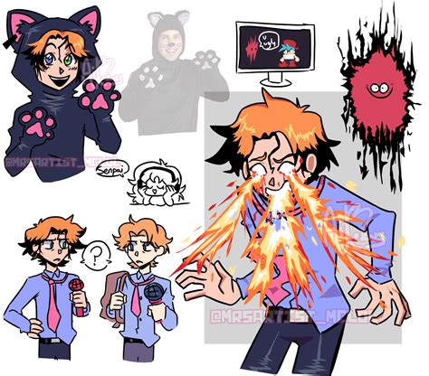 Phantom Arcades Senpai Design Fansketches By Maomaoarts On Newgrounds