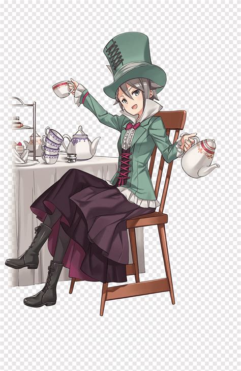 Alice In Wonderland Anime Mad Hatter And Alice