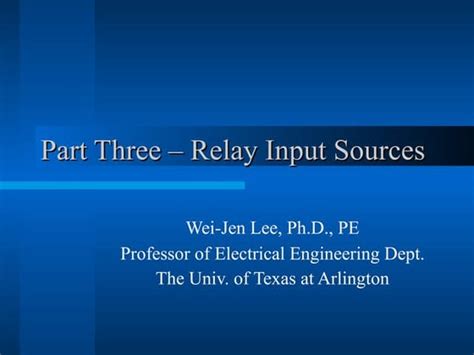 Characteristic Of Idmt Curves For Overcurrent Relays Pptx