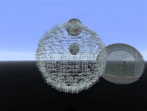 Glass Sphere Survival Minecraft 18x Minecraft Map