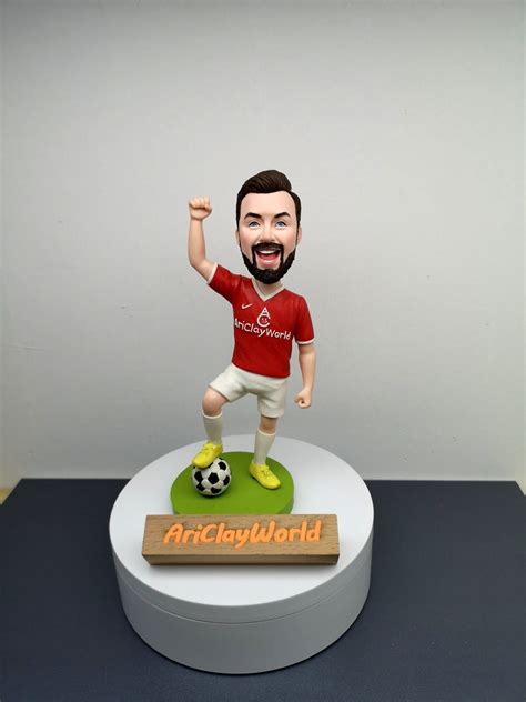 Personalized Football Bobbleheadsoccer Lover Tfootabll T For