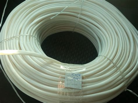 Трубка ТВ-40 (кембрик) 5,0 х 0,6 (200 м) белая (Артикул: тв40-5,0x0,6 ...
