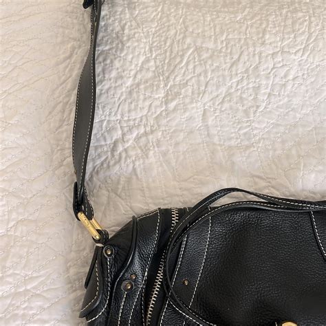 Chloe Black Saddle Bag With Gold Hardware Like New Depop