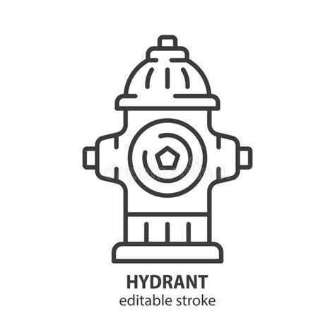 Fire Hydrant Drawing Symbol 4 900 Fire Hydrant Icon Stock