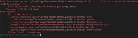 [bug] folding code somehow breaks the session · issue 109 · rmagatti