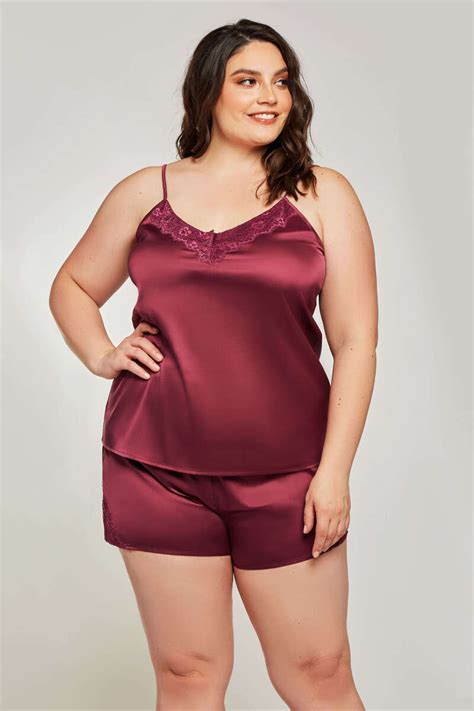 Plus Size Constance Cami Set By Icollection