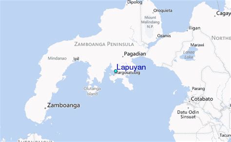 Lapuyan Tide Station Location Guide