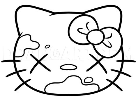 Pin By Carolyn Marie On Tattoos Hello Kitty Drawing Easy Graffiti Drawings Kitty Drawing