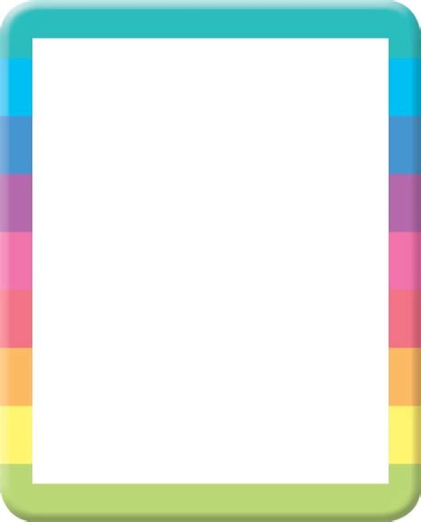 Printable Rainbow Border Printablelib