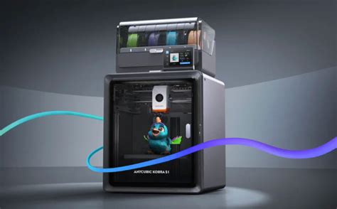 Anycubic Präsentiert Neuen Leistungsfähigen Und Farb 3d Drucker Kobra