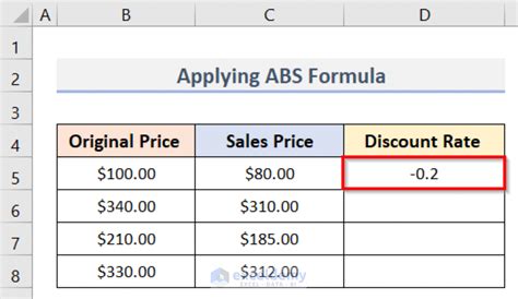 How To Calculate Discount Rate In Excel 3 Quick Methods