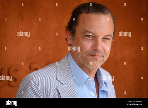 Patrick Mille At The Village During French Open Tennis Roland Garros