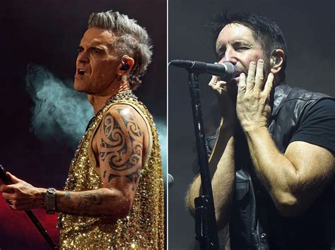 Robbie Williams Wants To Collaborate With Trent Reznor On Its Raining Men Cover