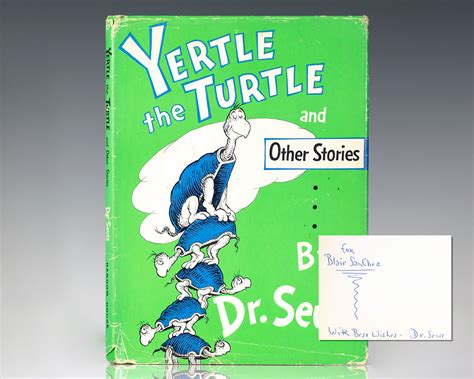 Yertle The Turtle And Other Stories Raptis Rare Books Fine Rare