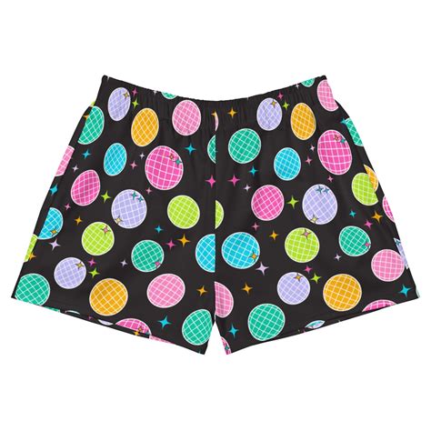Disco Womens Athletic Shorts Nomadkandi