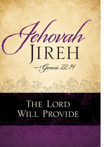 Jehovah Jireh 10 Count Of This Card With Envelopes This Treasure