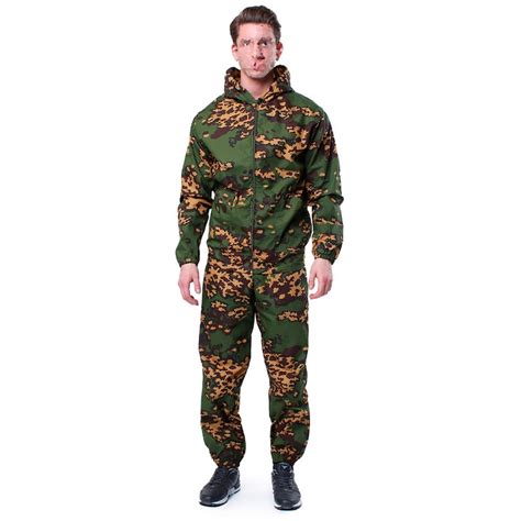 Partizan Ss Leto Camo Suit Military Tactical Jumpsuit With Hood Etsy