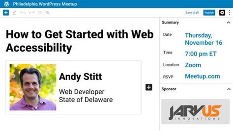 How To Get Started With Web Accessibility Thu Nov 16 2023 700 Pm Amy Letson