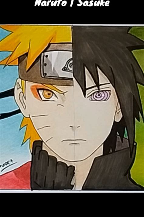 How To Draw Naruto X Sasuke