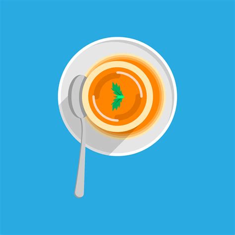 Letter P Logo For Pudding In Top View Simple And Modern Style Flat