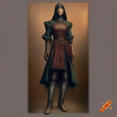 Female Dalish Elf In Casual Wear From Dragon Age Inquisition With Medieval Aesthetics On Craiyon