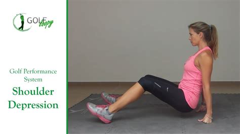 Golf Injury Prevention Exercise Shoulder Depression Youtube