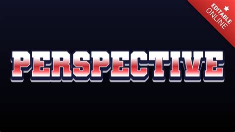 Perspective Daemon 3d Text Effect Generator