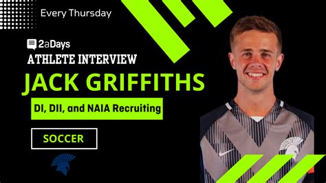 Athlete Interview Youtube And College Soccer Star Jack Griffiths