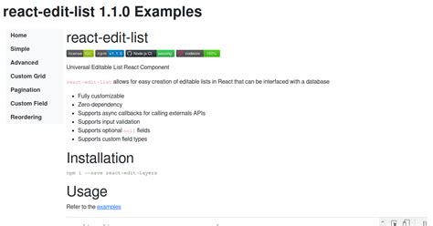 React Edit List Codesandbox