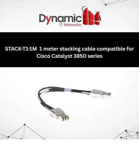 Stack T1 1m 1 Meter Stacking Cable Compatible For Cisco Catalyst Ws