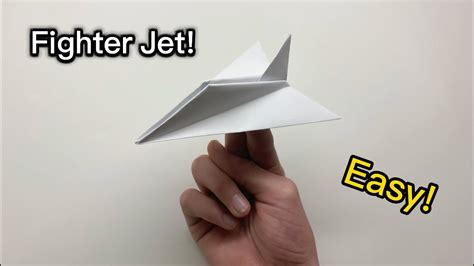 How To Make A Paper Airplane Jet Pcwe