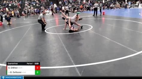 141 Lbs Quarterfinal Daniel Derosier Nebraska Kearney Vs Grayston Diblasi Colorado School Of
