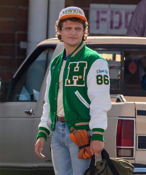 Stranger Things S04 Eddie Munson Letterman Jacket Joseph Quinn
