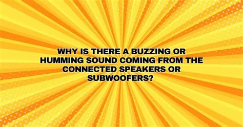 Why Is There A Humming Noise In My House At Stephanie Wolfe Blog