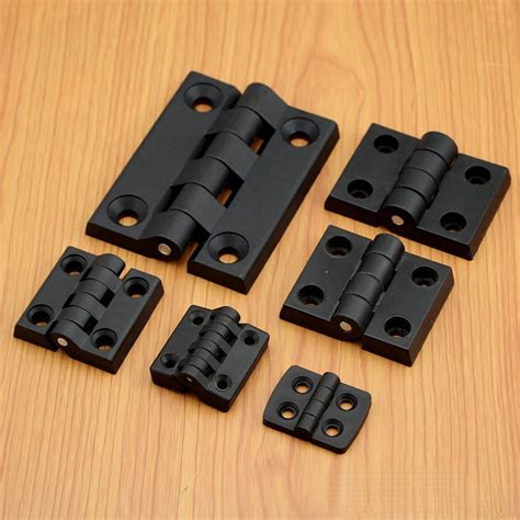 10pcsset Black Color Nylon Plastic Butt Hinge For Vicedeal