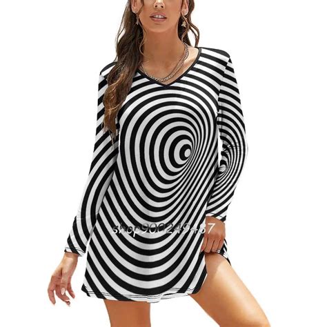 Plus Size Optical Illusion Dress