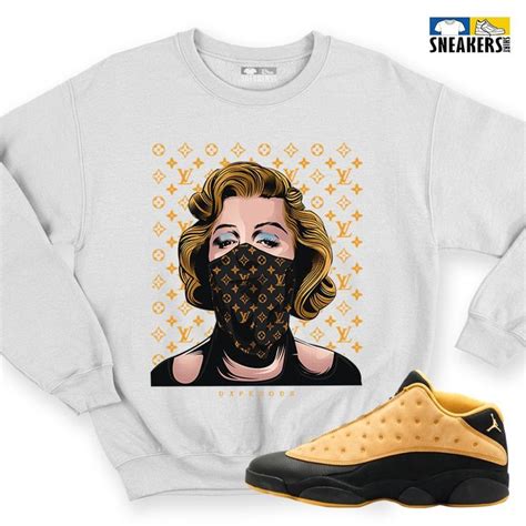 Marilyn Monroe Lv Bandana Matching Air Jordan 13 Chutney 13s Sweatshirt