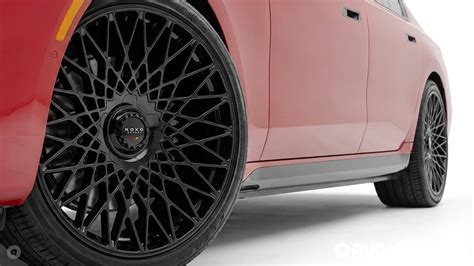 24 Koko Kuture Wheels Classica Gloss Black Flow Formed Spindle Cap