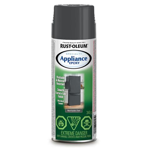 Rust Oleum Specialty Appliance Epoxy In Black Stainless Steel 340 G