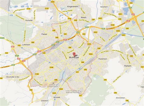 Mulhouse Map France