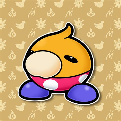 Paper Mario Sunshine Strollin Stu By Muzyoshi On Deviantart