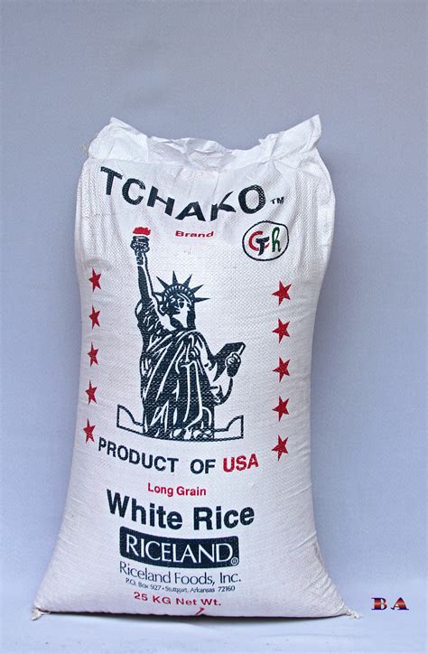 Riz Tchako 25kg Haiti Transfert