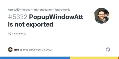 Popupwindowattributes Is Not Exported · Issue 5332 · Azureadmicrosoft Authentication Library