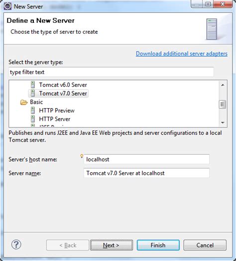 captain debug s blog setting up a tomcat server in eclipse helios