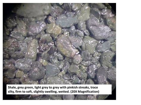 Rock Cuttings From The Hibernia Field Pptx