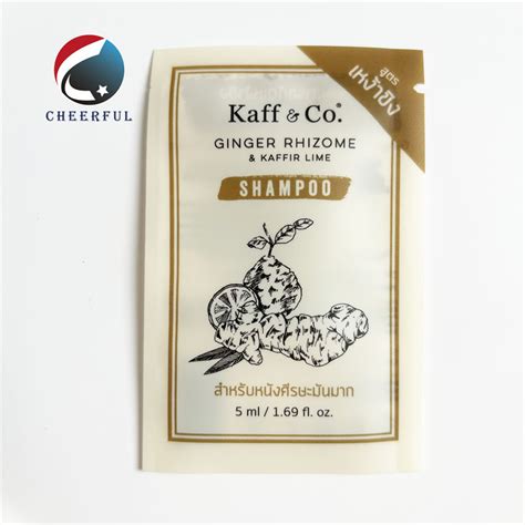 China 5ml Shampoo Sample Sachets Recycled Plastic Body Lotion Sample