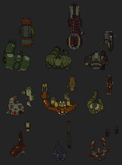 Top Down Sci Fi Shooter Characters 2 0