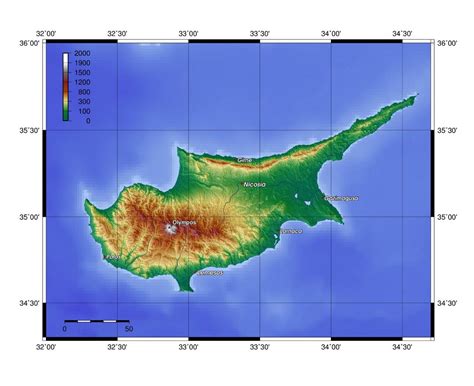 Maps Of Cyprus Collection Of Maps Of Cyprus Asia Mapsland Maps